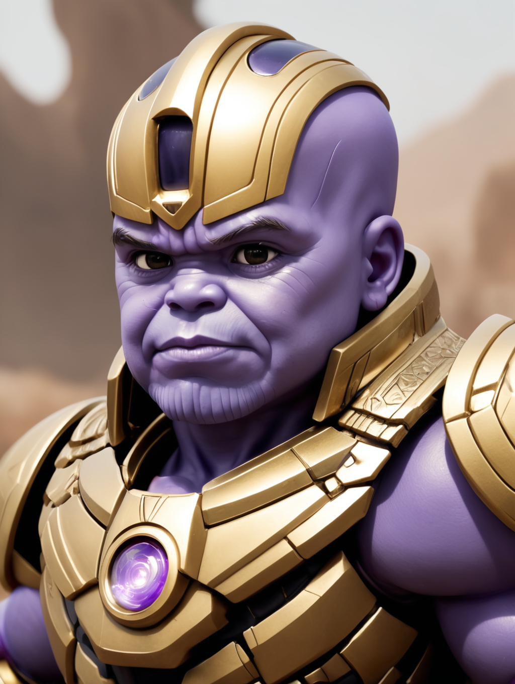 Premium Free ai Images | ultra hd baby thanos