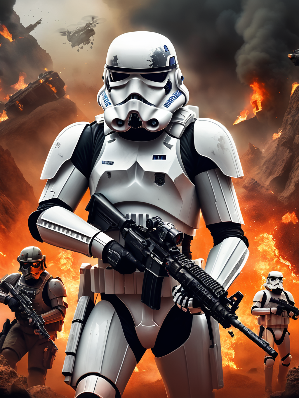 Premium Free ai Images | create star wars story movie poser ...