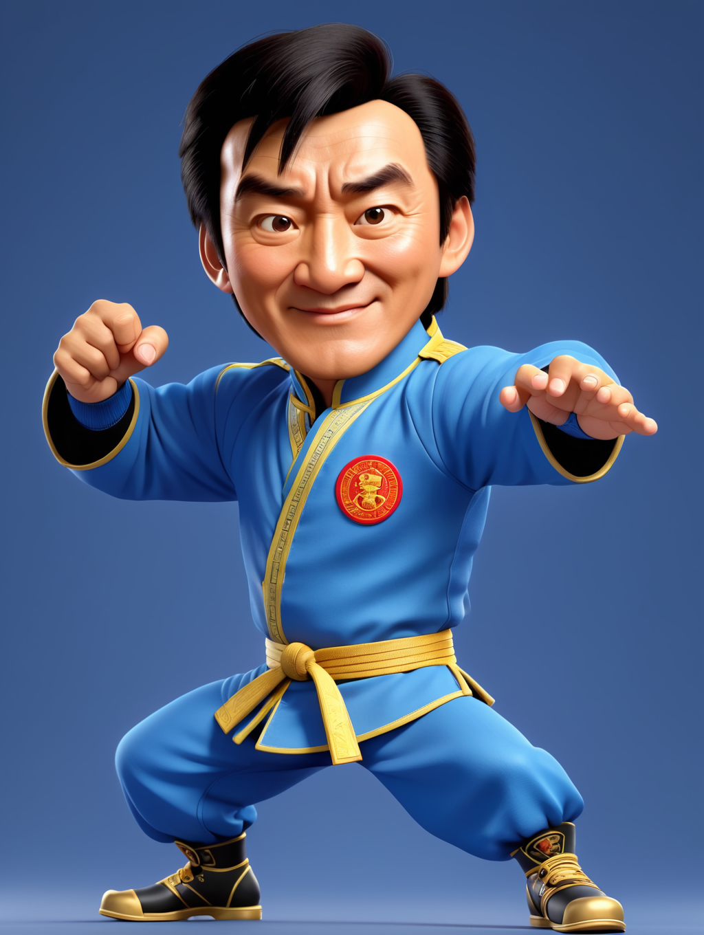 Premium Free ai Images | highly detailed model from jackie chan ...