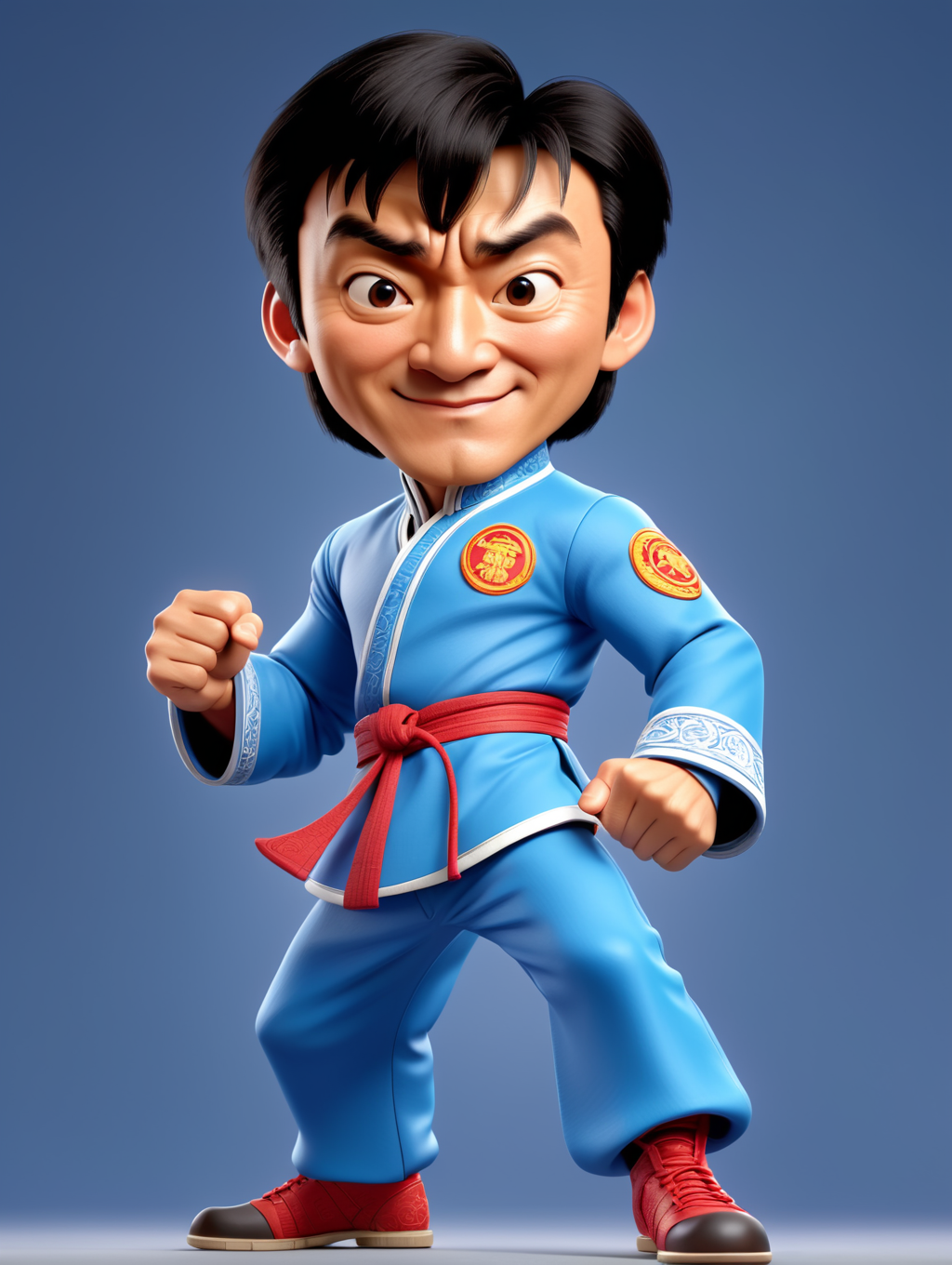Premium Free ai Images | highly detailed model from jackie chan ...