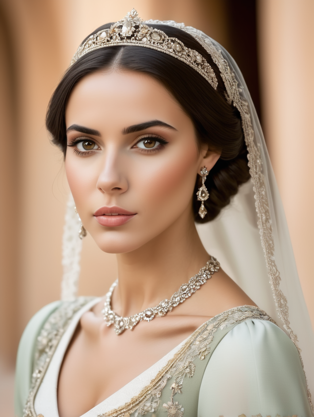 Premium Free ai Images | beautiful spanish princess