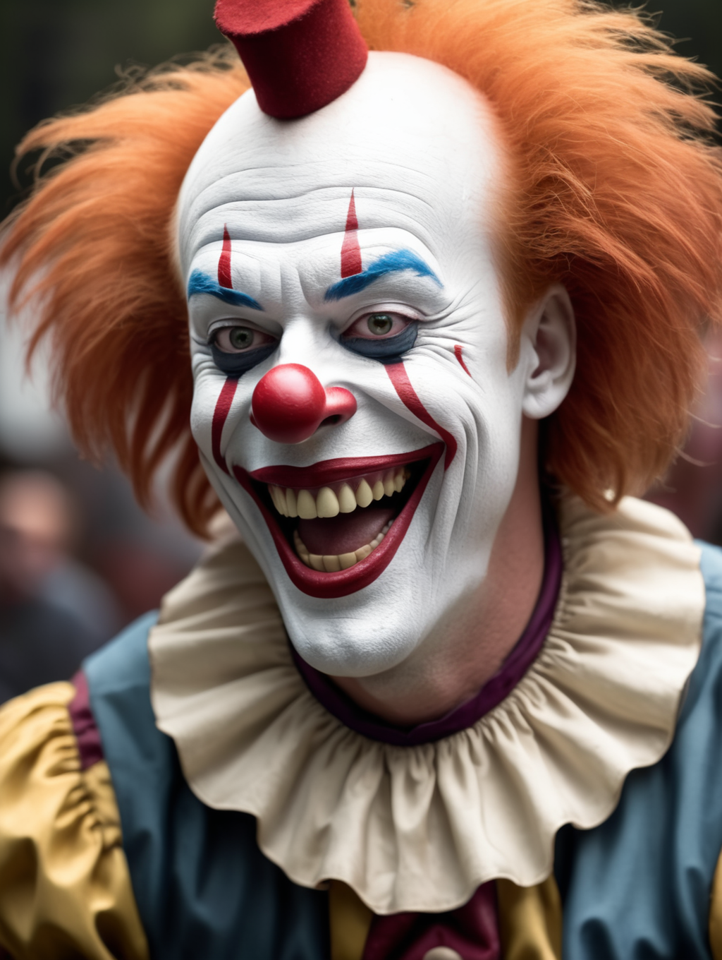 Premium Free ai Images | penny wise the clown telling joke