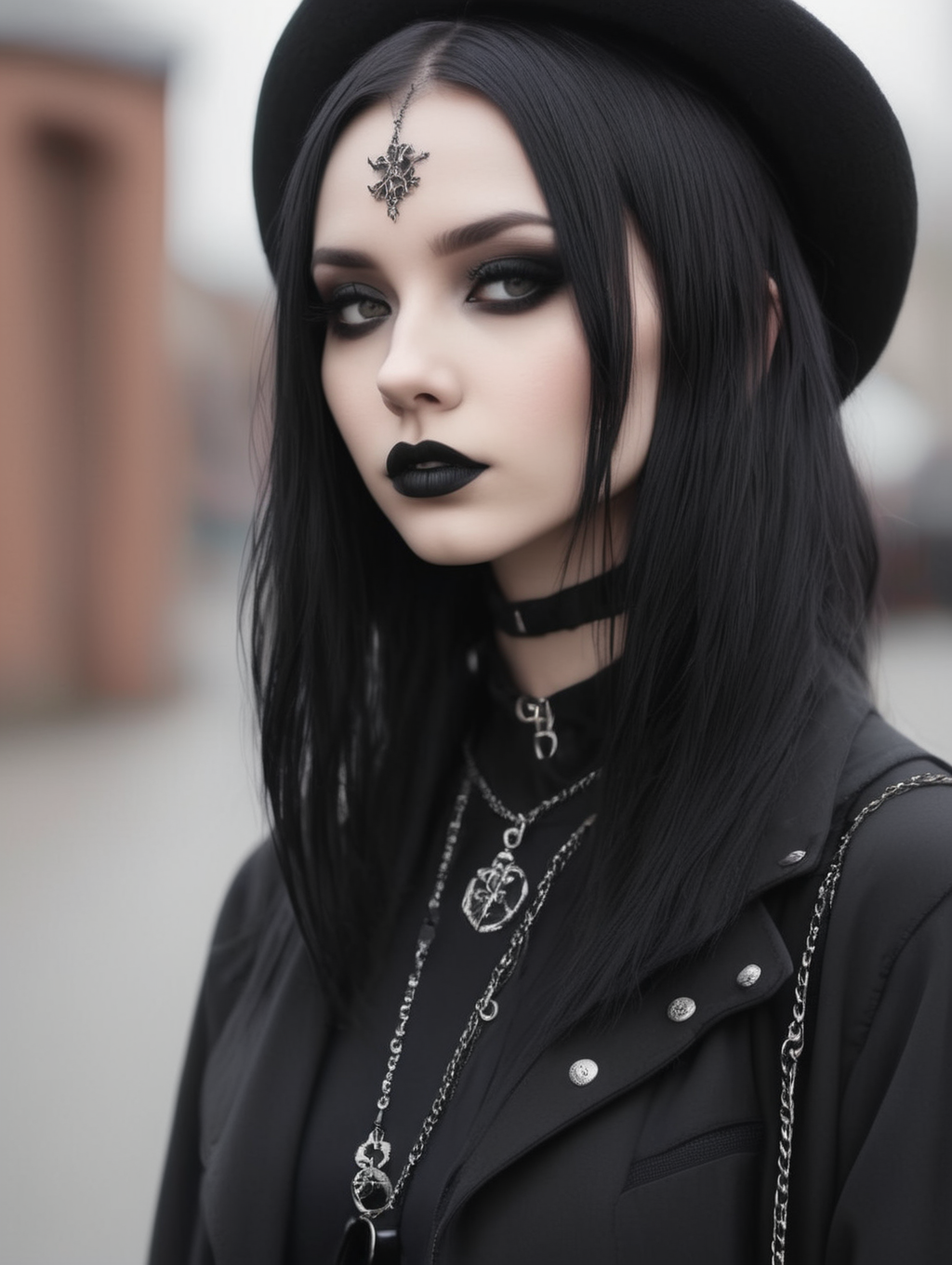 Premium Free ai Images | goth vibes