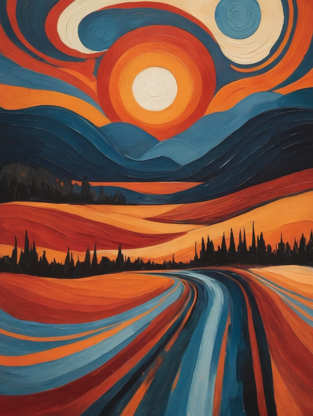 Premium Free ai Images | create an artwork inspired by edvard munch ...