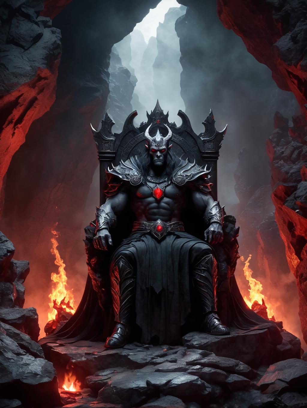 Premium Free ai Images | hades god of the underworld ultra realistic ...