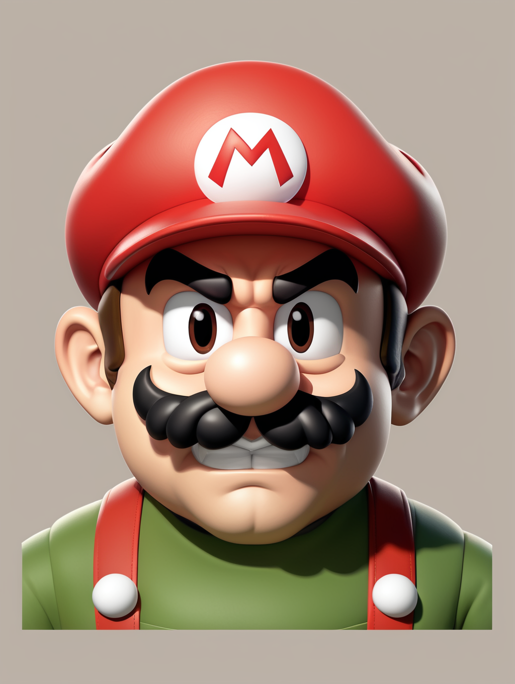 Premium Free ai Images | angry mario
