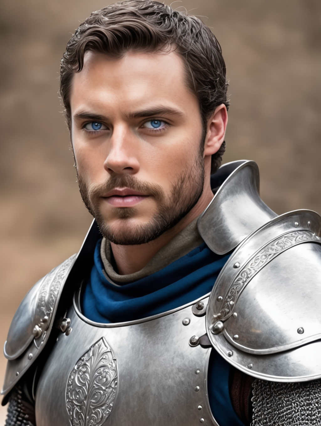 Premium Free ai Images | austin lively is th century knight of average ...