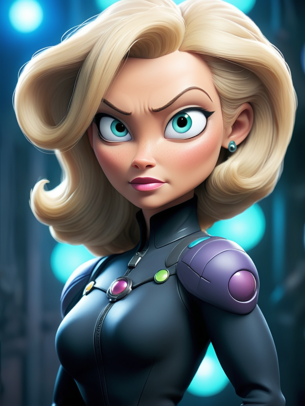 Premium Free ai Images | jeri ryan as seven of nine