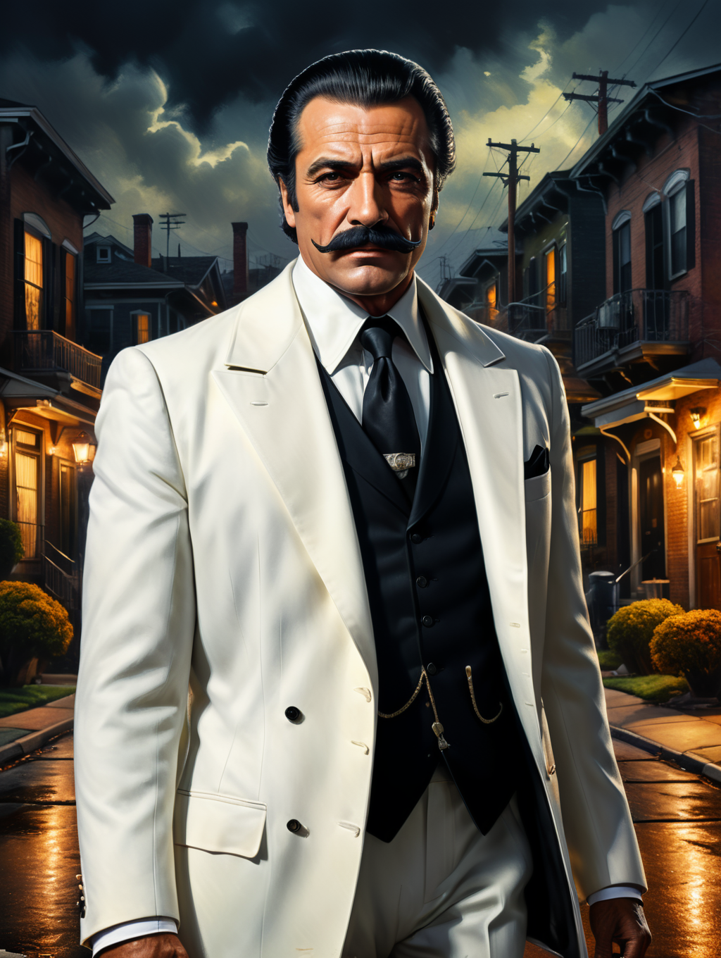 Premium Free ai Images | portrait of an italian mafioso from the in ...