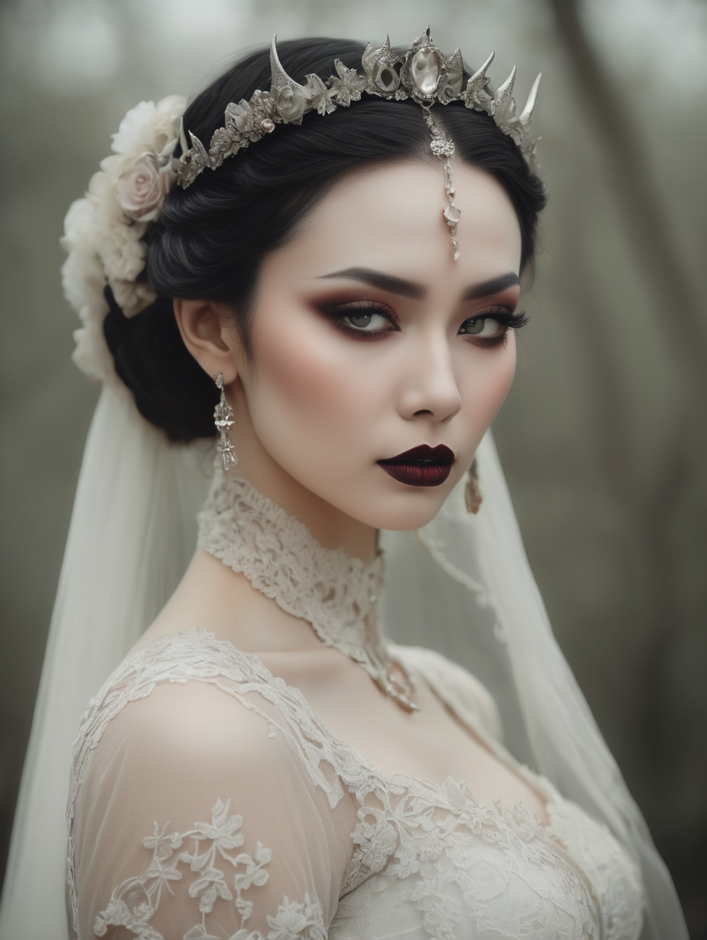 Premium Free ai Images | devils bride