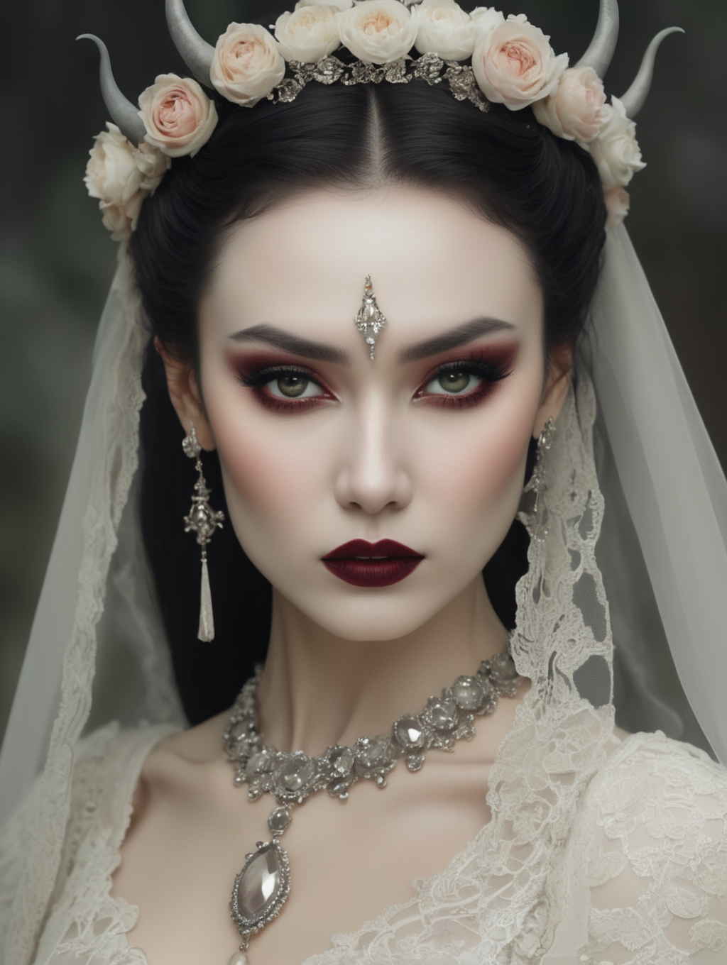 Premium Free ai Images | devils bride