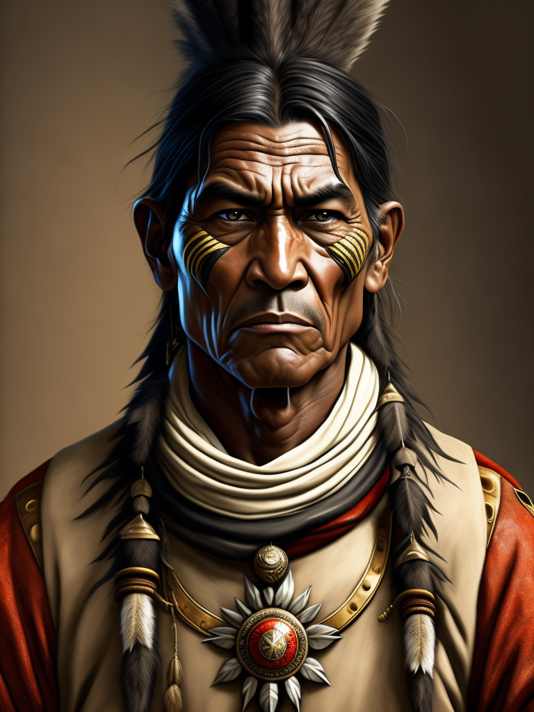 Lumenor AI Image Generation - poor native american warrior american ...