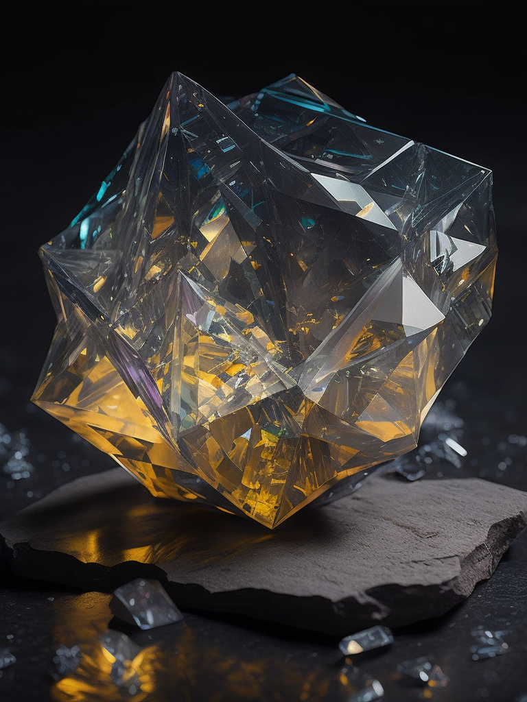 Premium Free ai Images | gem crystal sharp on details vibrance saturation
