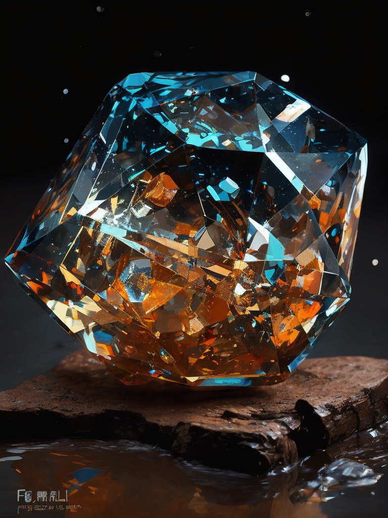 Premium Free ai Images | gem crystal sharp on details vibrance saturation