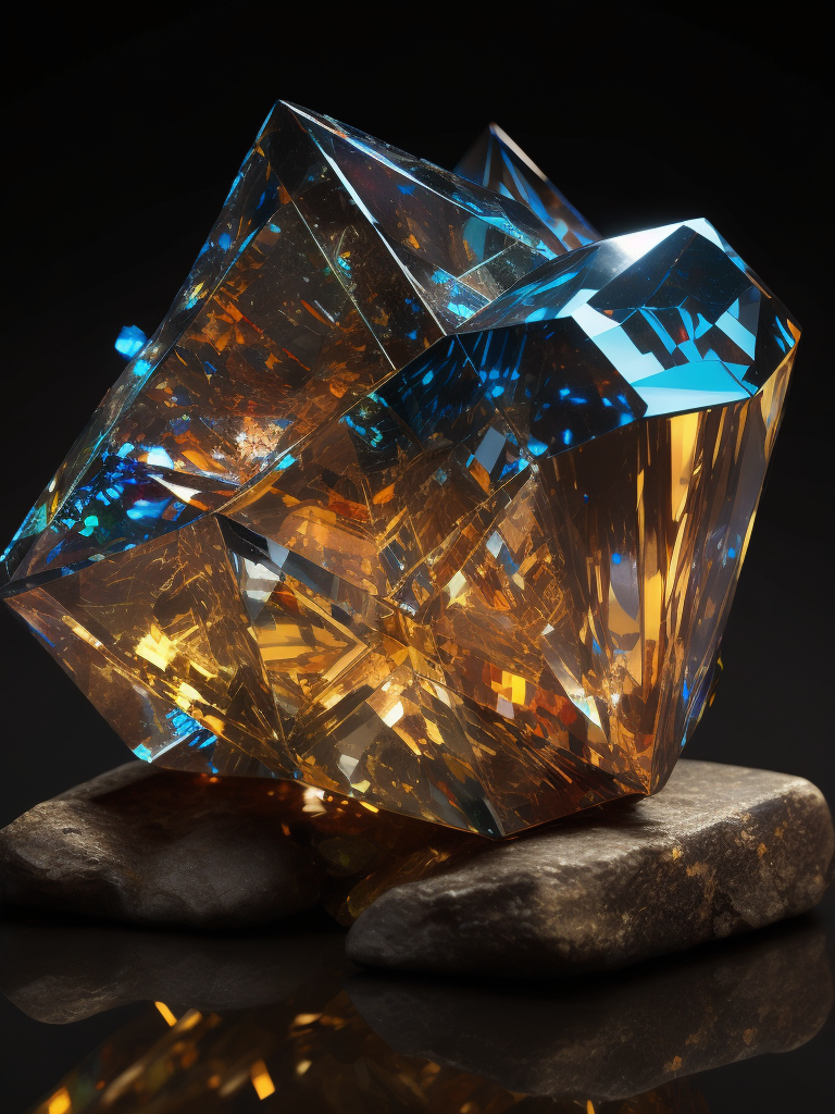 Premium Free ai Images | gem crystal sharp on details vibrance saturation