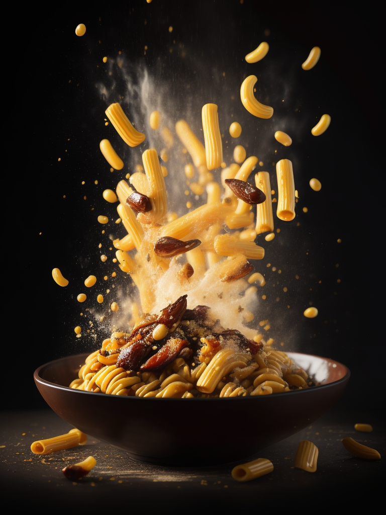 Premium Free ai Images | high quality cinematic food explosion italian ...