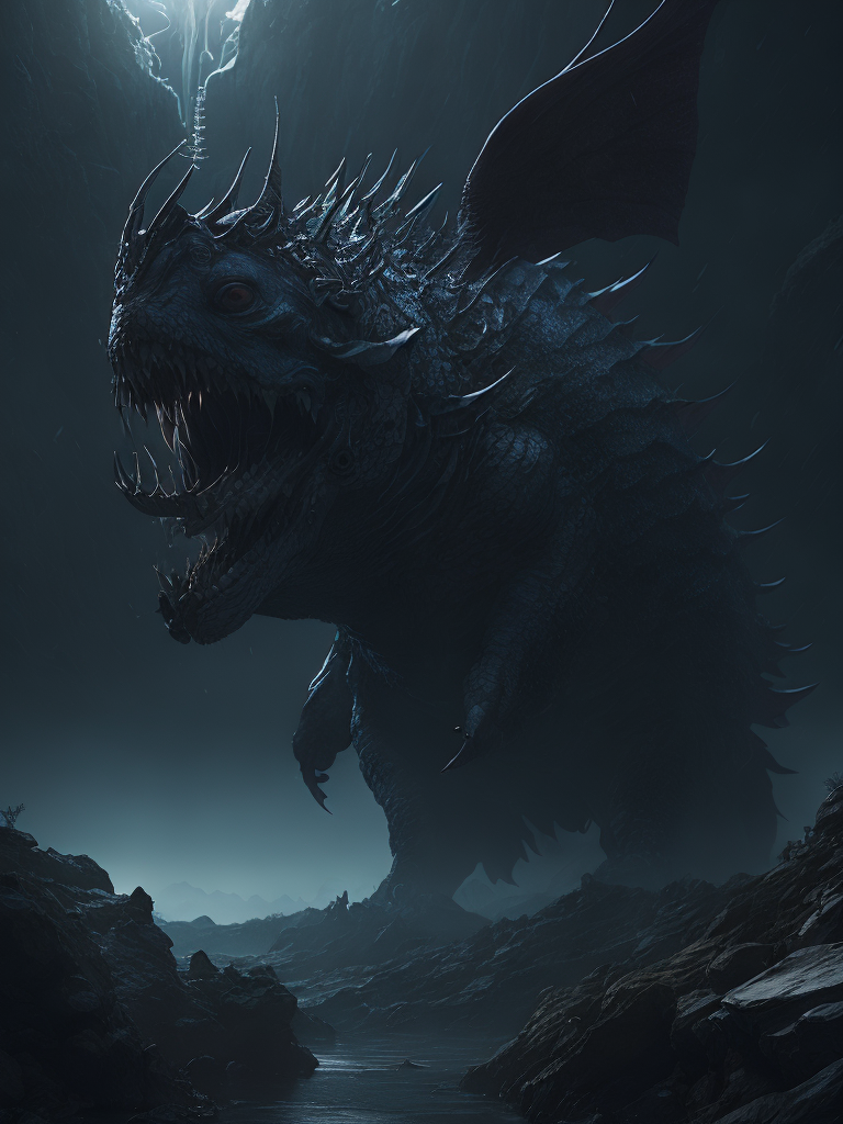 Premium Free ai Images | leviathan