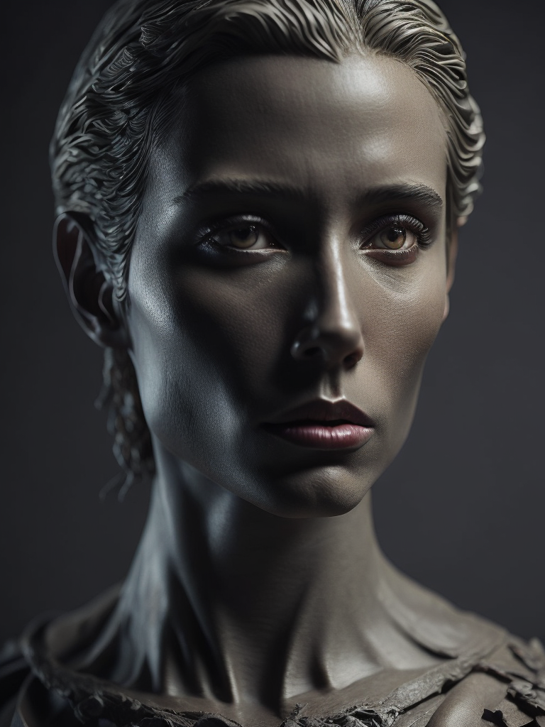 Premium Free ai Images | clay human sculpture