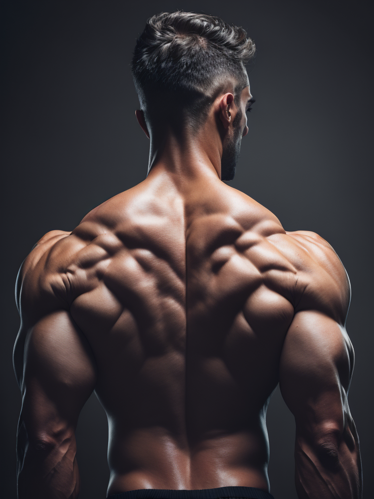 Premium Free ai Images | picture of the trapezius muscle