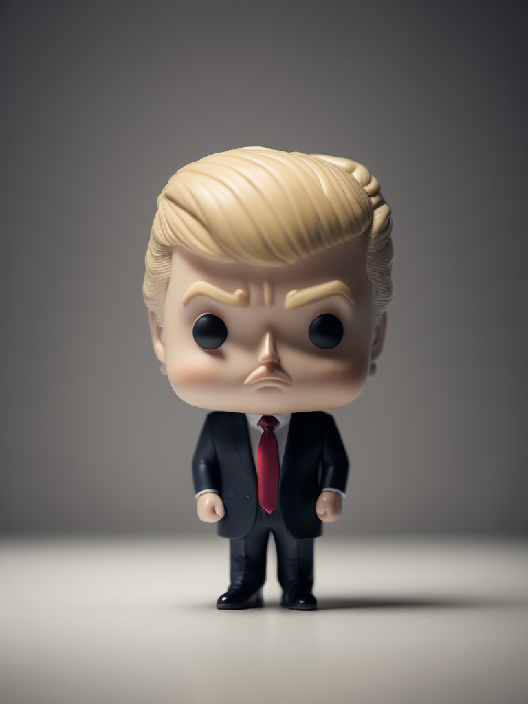 Premium Free ai Images | intricate portrait of render of funko pop of ...