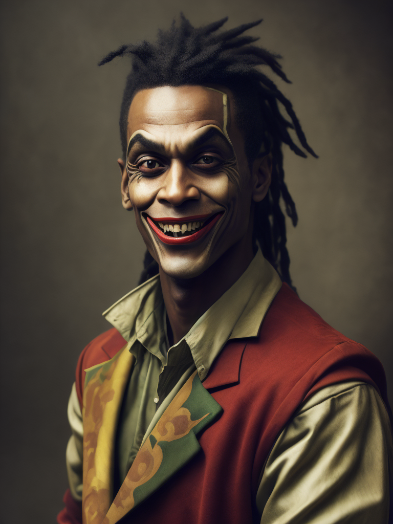 Premium Free ai Images | rasta joker portrait highly detailed beautiful ...