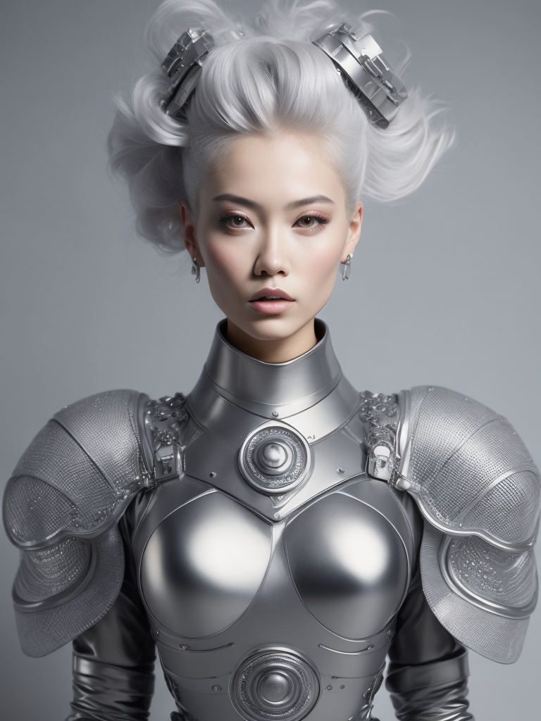 Premium Free ai Images | stunning gear punk stylish woman wearing an ...