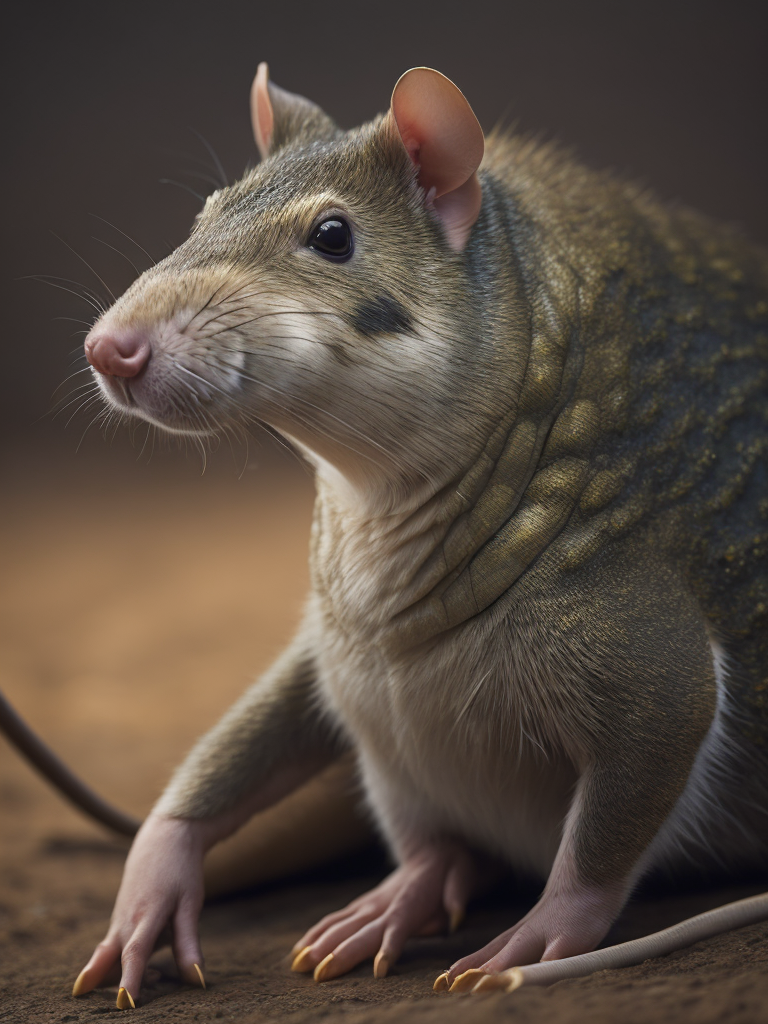 Premium Free ai Images | hybrid rat and crocodile depth of field ...