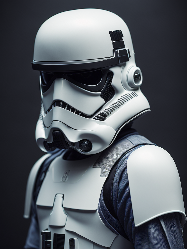 Premium Free ai Images | cat in stormtrooper costume
